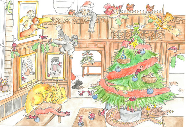 Visual Category 1st Place: Christmas Castle | The Bubble